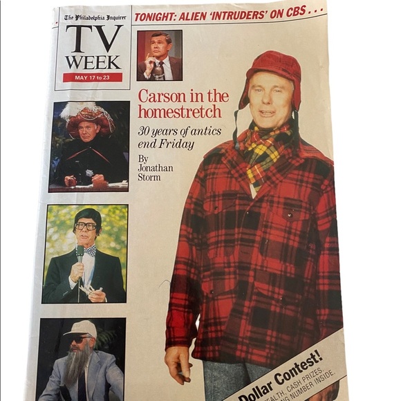 Vintage | Accents | Vintage The Philadelphia Inquirer May 992 Tv Week ...